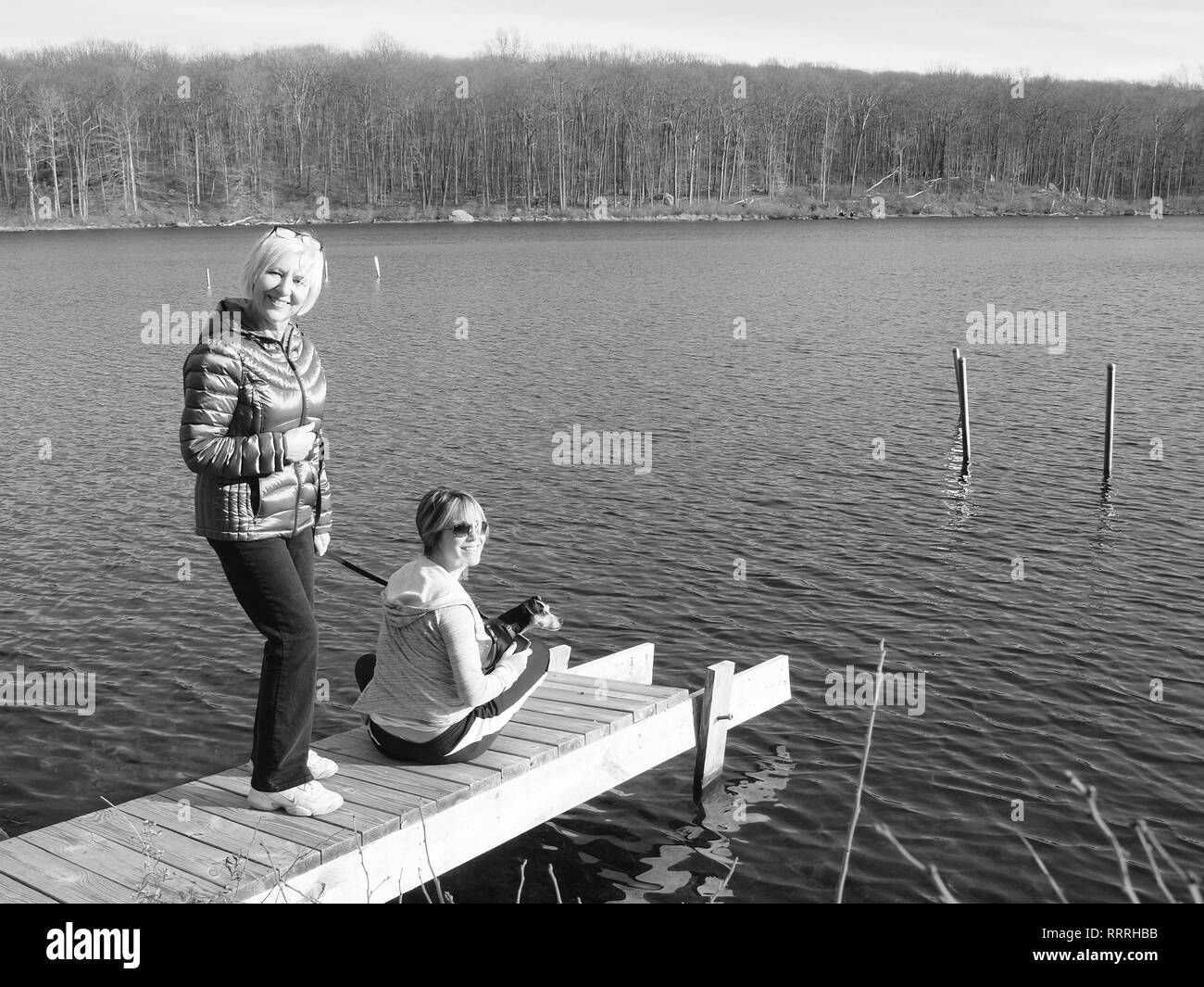 Mom and daughter enjoying Saffin Pond at the Mahlon-Dickerson County ...