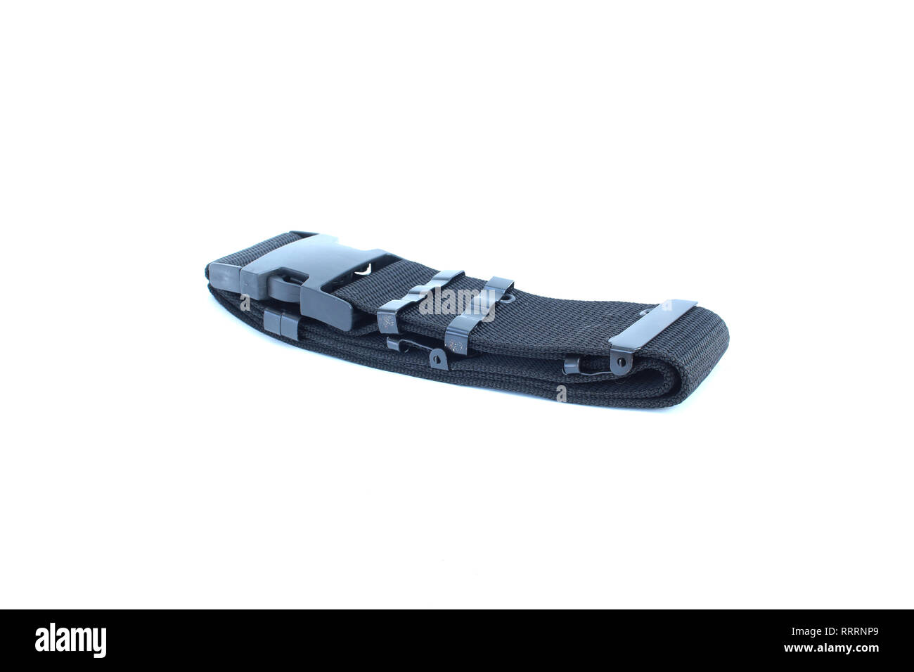 safety belt on isolated white Stock Photo - Alamy