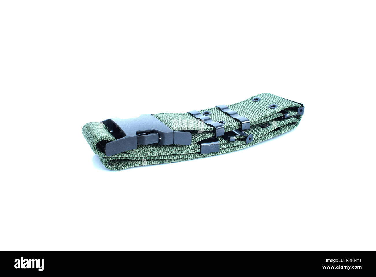 safety belt on isolated white Stock Photo - Alamy