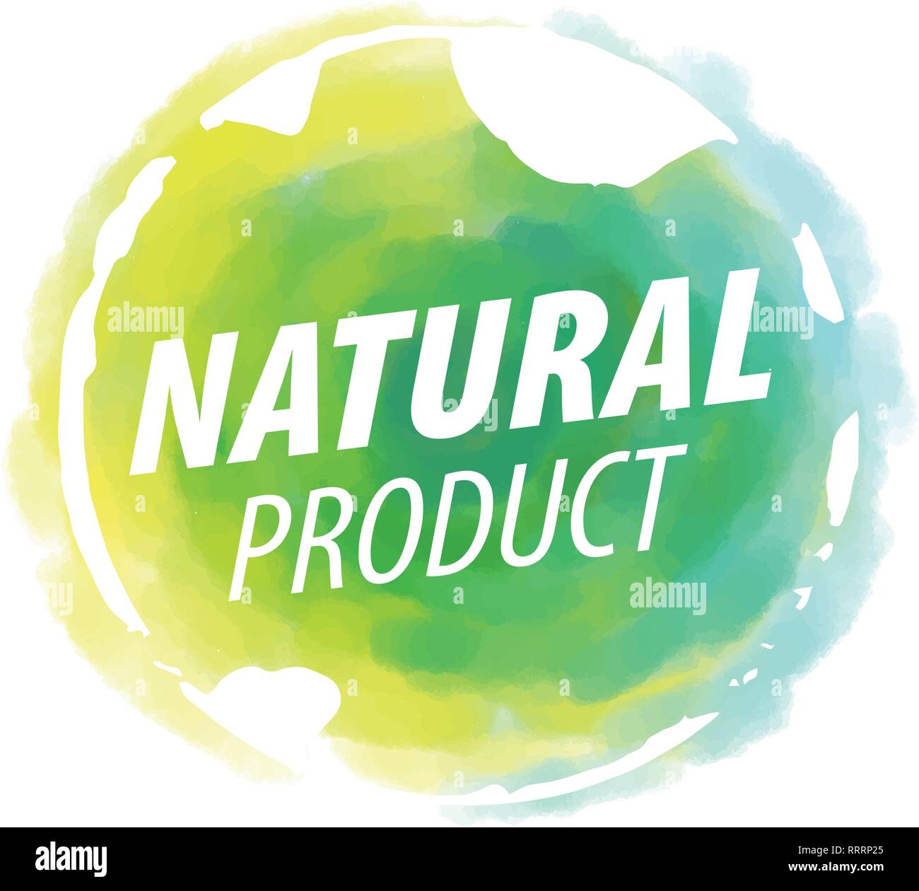 Sign with text natural product. Vector illustration Stock Vector Image ...