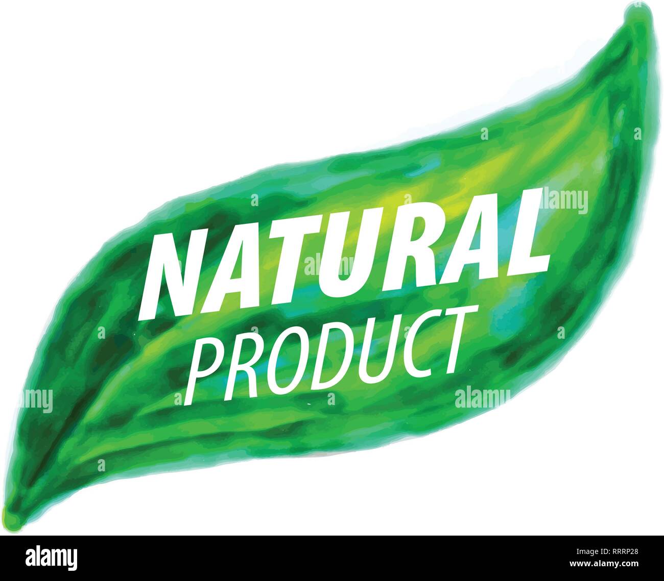 Sign with text natural product. Vector illustration Stock Vector Image ...