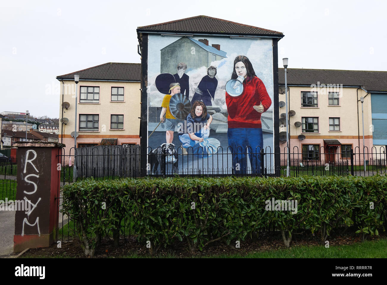 The Bogside in Derry, Northern Ireland Stock Photo - Alamy
