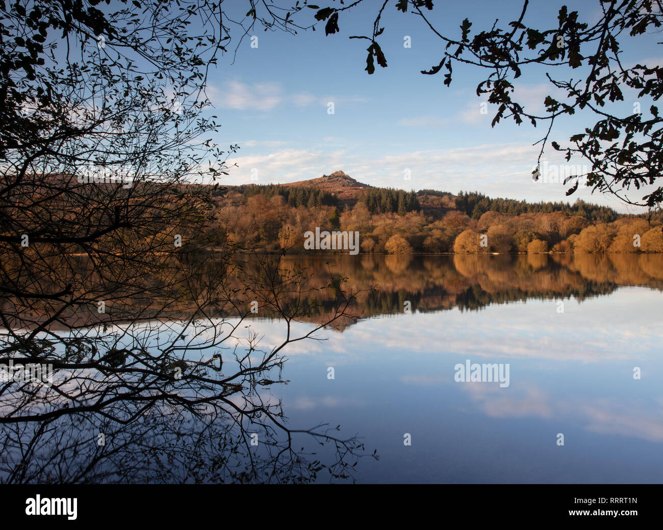 Burrator Reservoir is a reservoir on the south side of Dartmoor in the ...