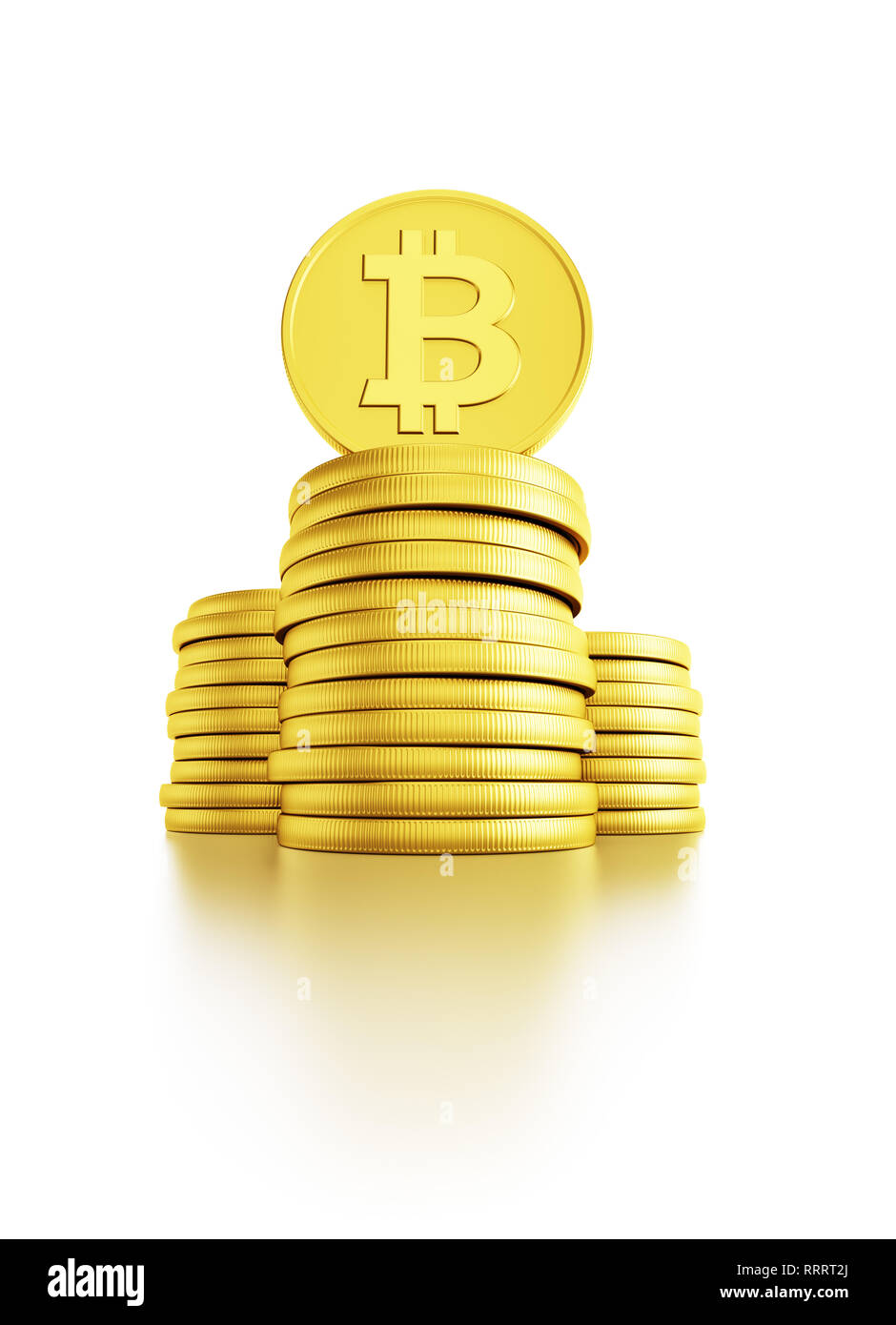 stack of dollar coins Stock Photo - Alamy