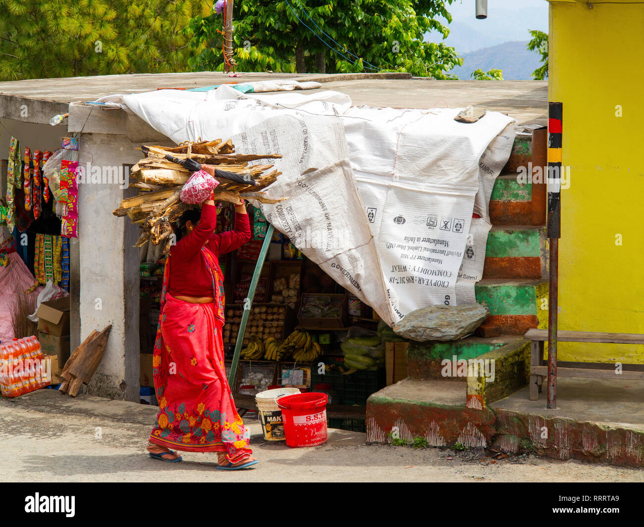 Cooking with firewood india hi-res stock photography and images - Alamy