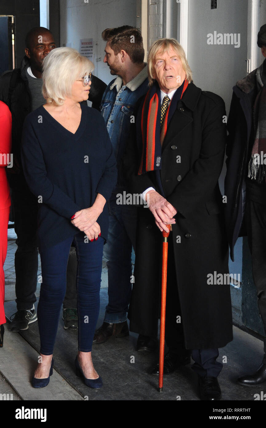 Jenny Roberts Join Celebrities Gathering For ITV News Interview. Credit ...