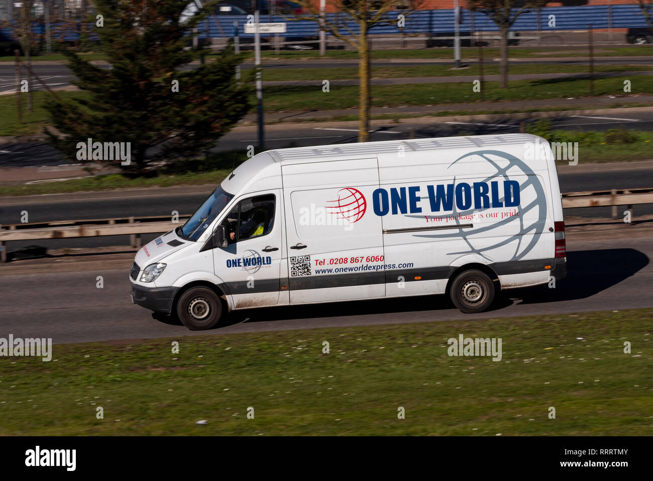 One world express hi-res stock photography and images - Alamy