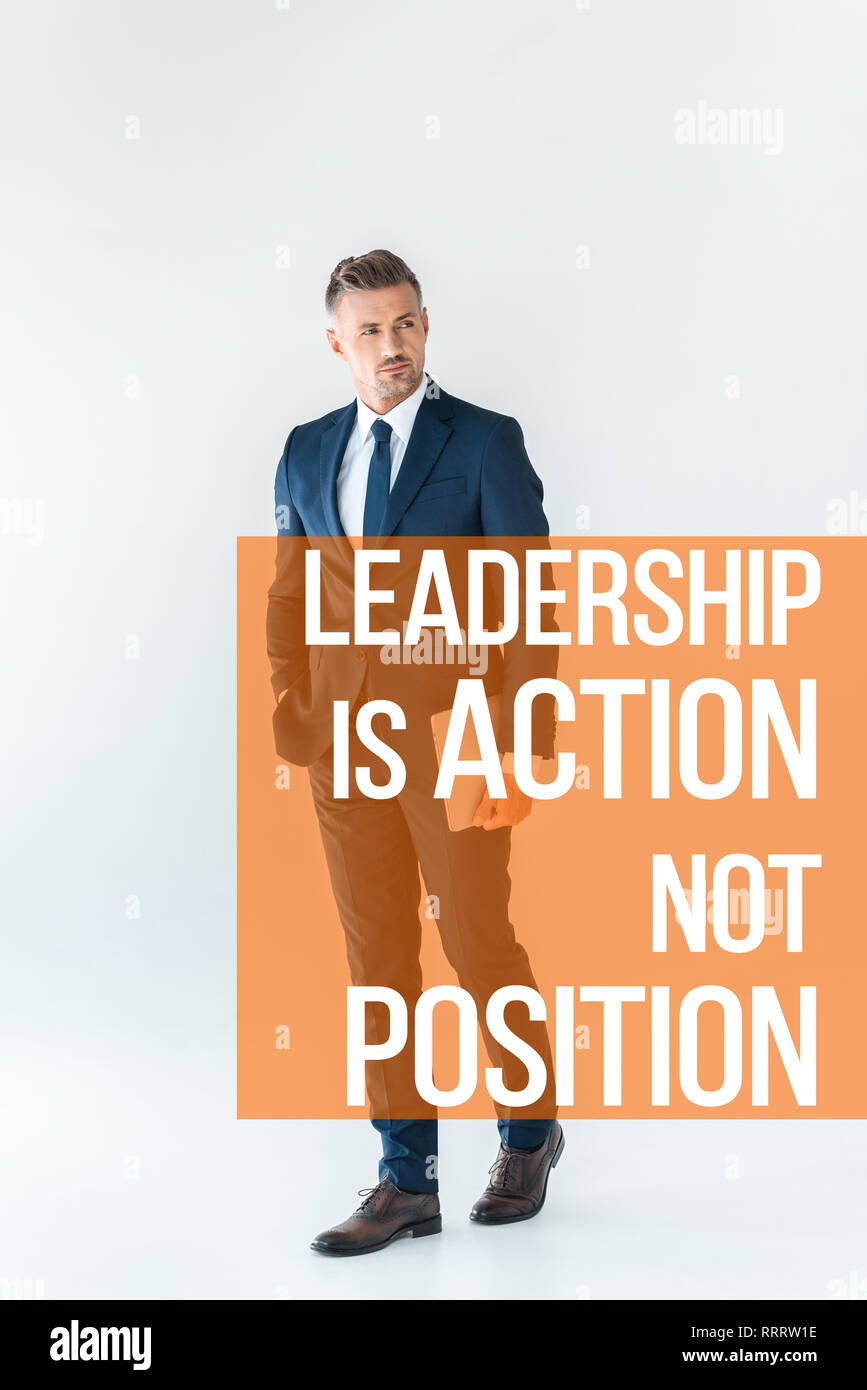 Leadership is action hi-res stock photography and images - Alamy