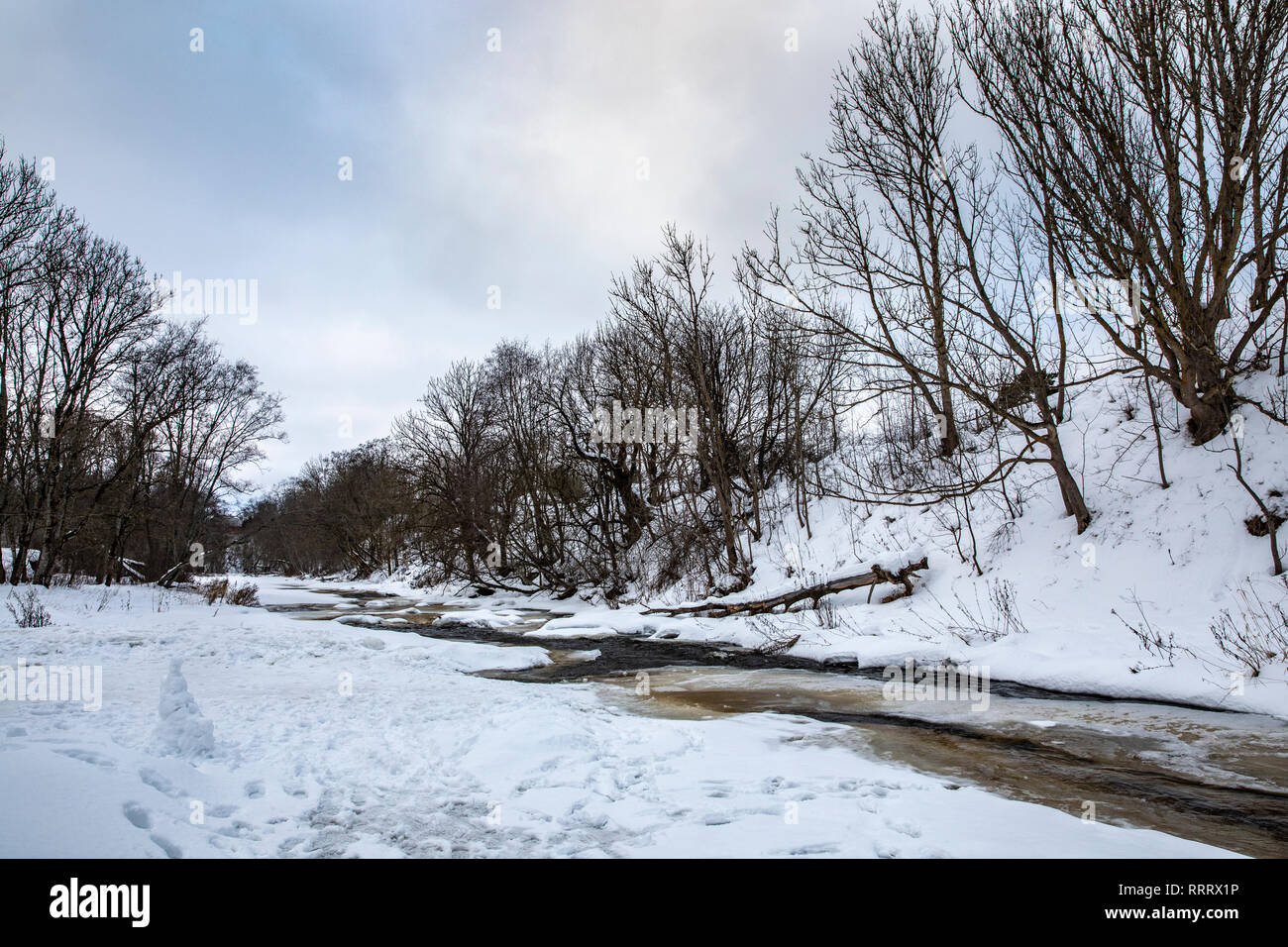 frozen jagala waterfall near Tallinn, Estonia Stock Photo - Alamy