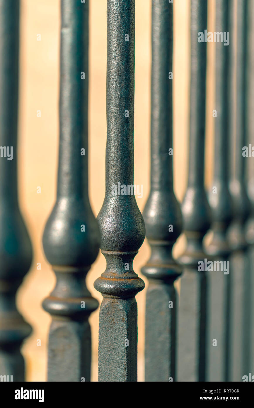 Wrought iron bar bars hi-res stock photography and images - Alamy