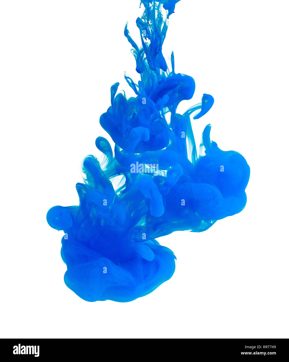 Abstract blue watercolor in water hi-res stock photography and images ...