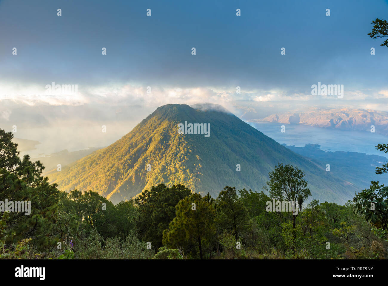 Landscape lago atitlan lake atitlan hi-res stock photography and images ...