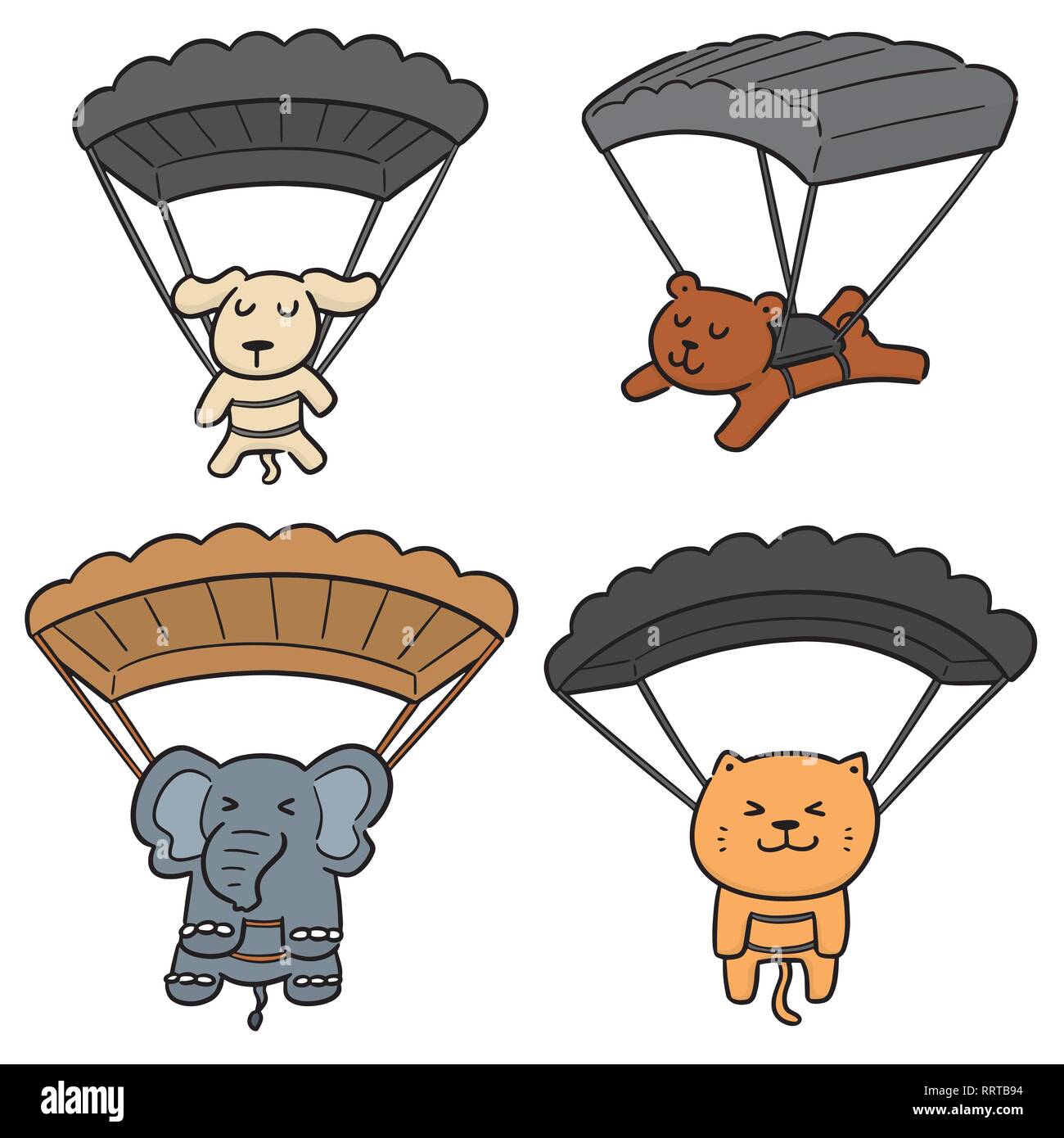 Parachuting dog hi-res stock photography and images - Alamy