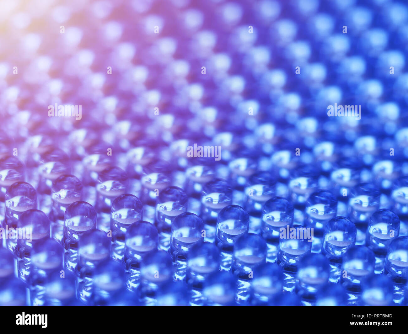 Close up on a grid of an LED array Stock Photo - Alamy