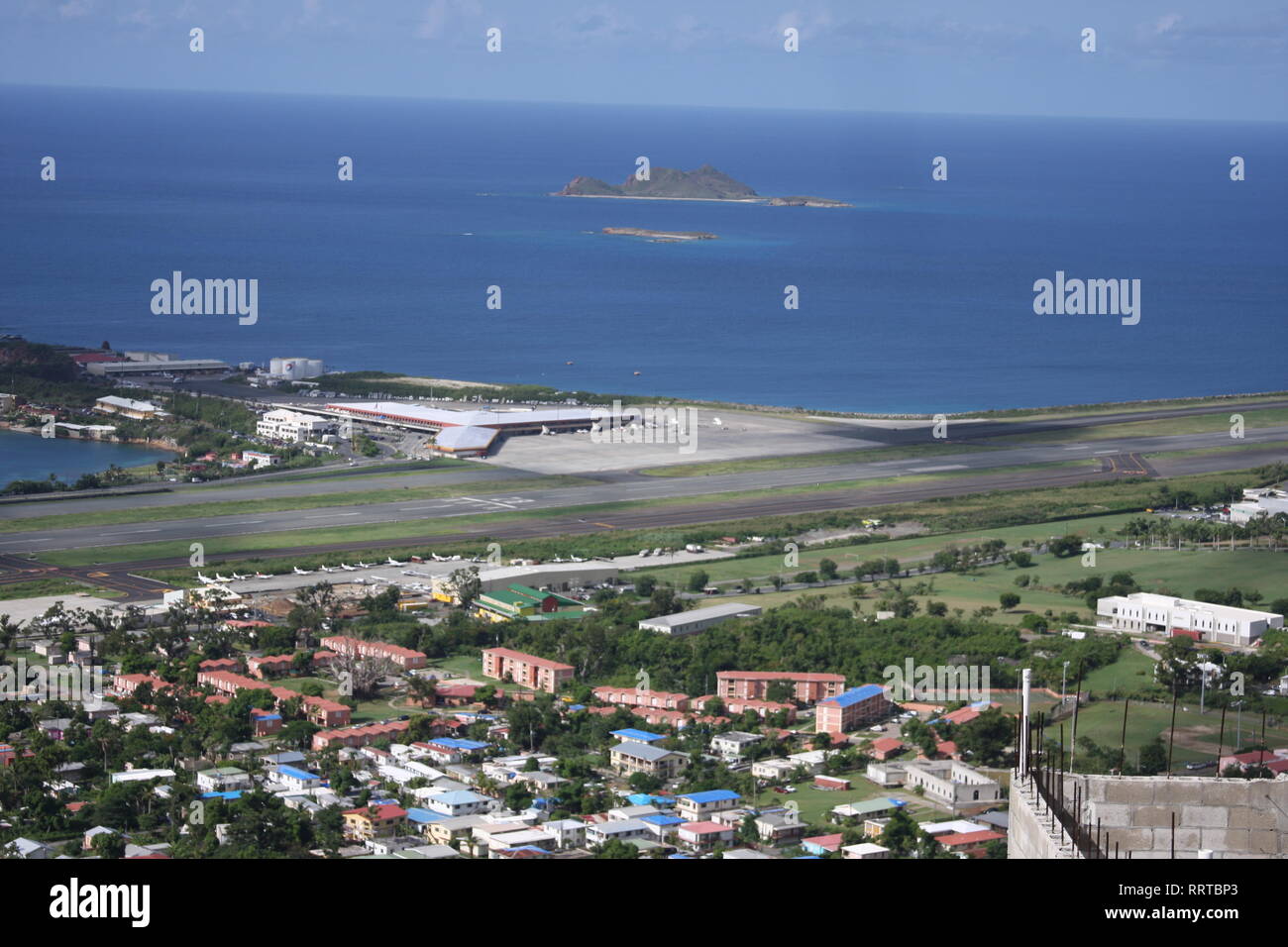 Airport in St. Thomas Stock Photo - Alamy