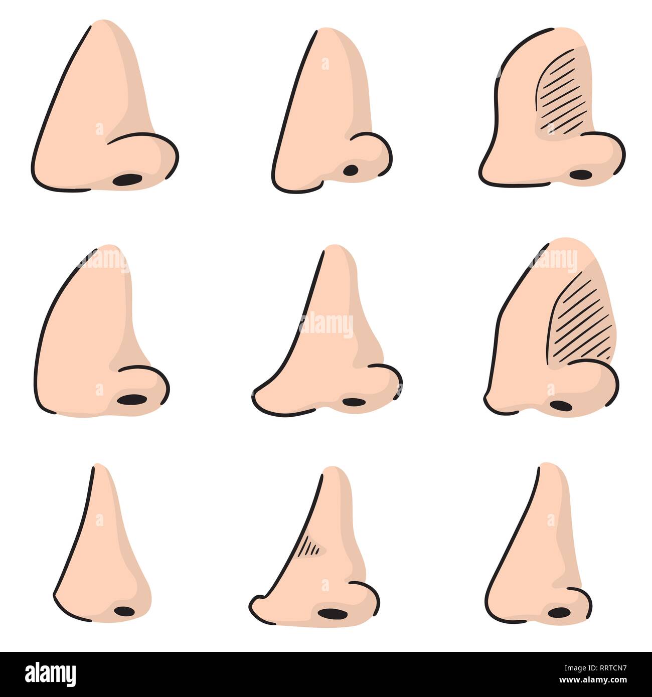 Human nostril icon vector vectors hi-res stock photography and images ...