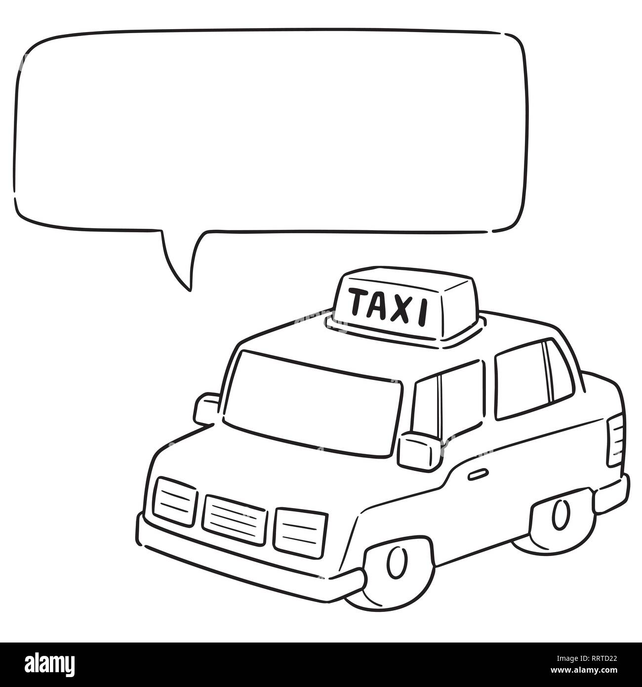 Taxi line icon city Black and White Stock Photos & Images - Alamy