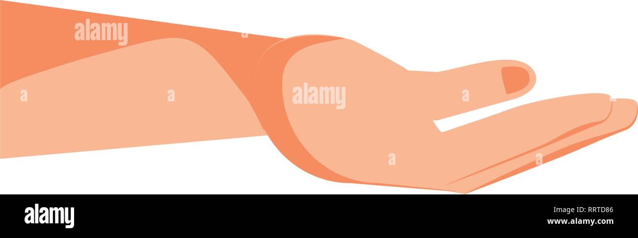 Hand gesture receiving Stock Vector Images - Alamy