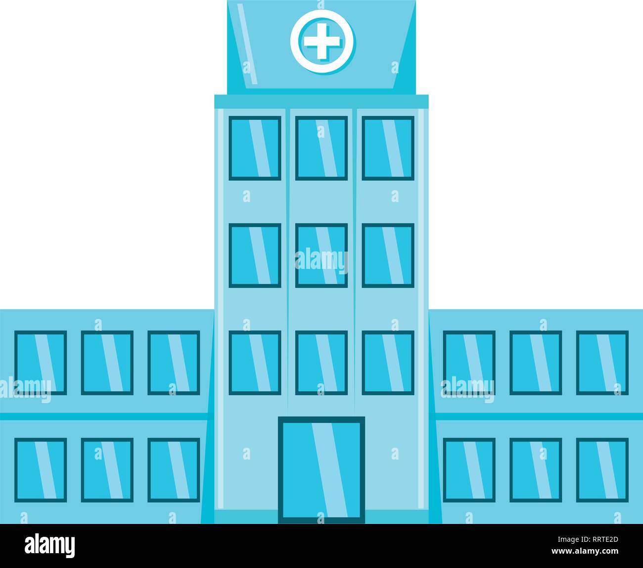 hospital structure isolated icon vector illustration design Stock ...