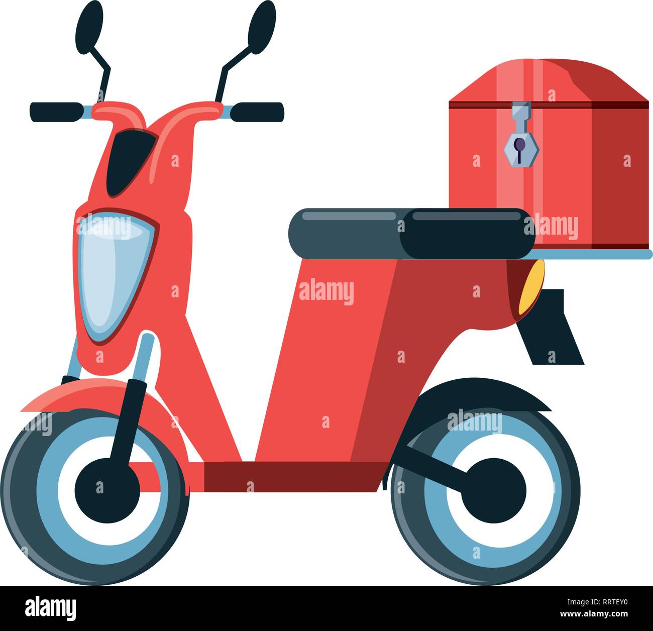 Motorcycle Delivery Service Icon Vector High Resolution Stock ...