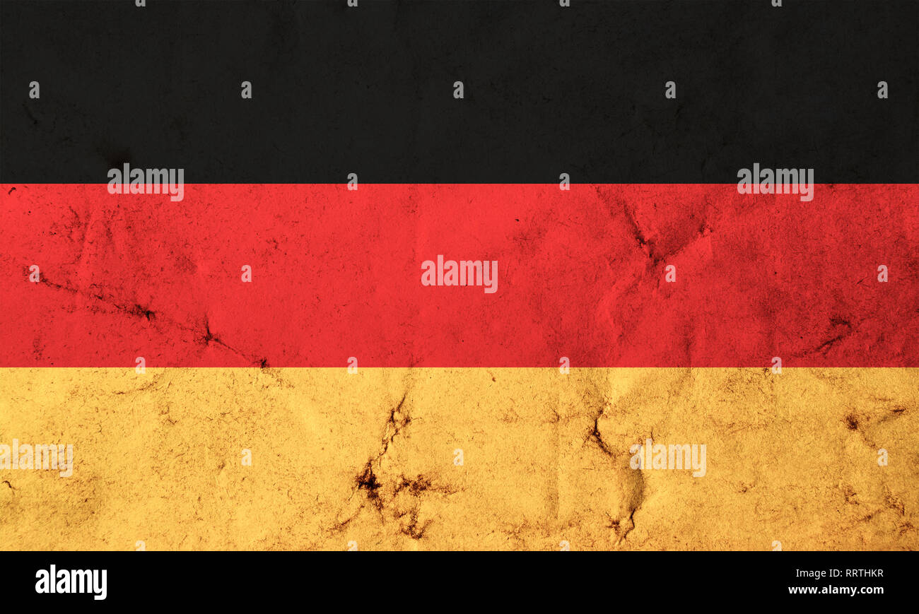 Old grunge germany flag hi-res stock photography and images - Alamy