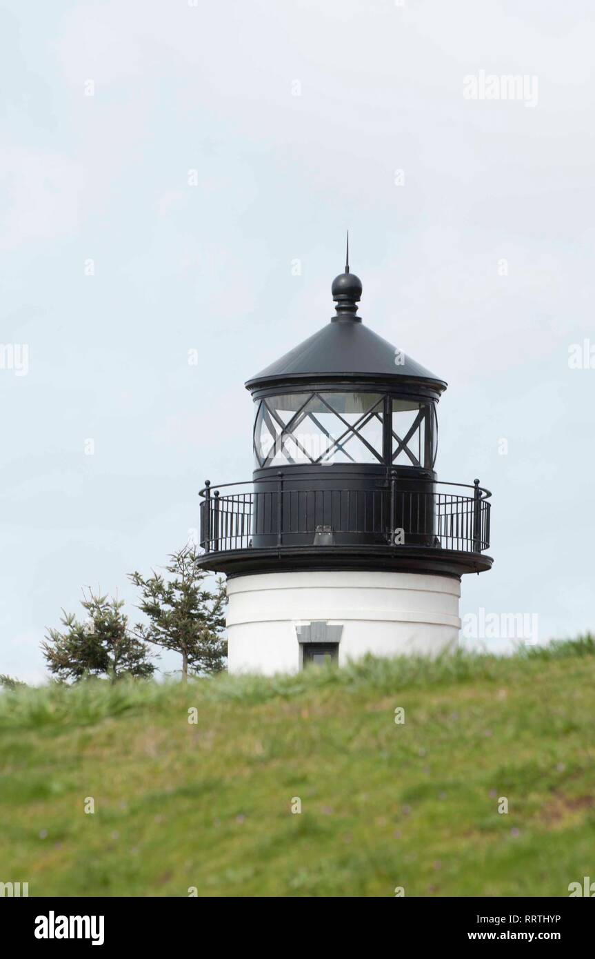 Admiralty Lighthouse is located at the mouth of Admiralty Bay and ...