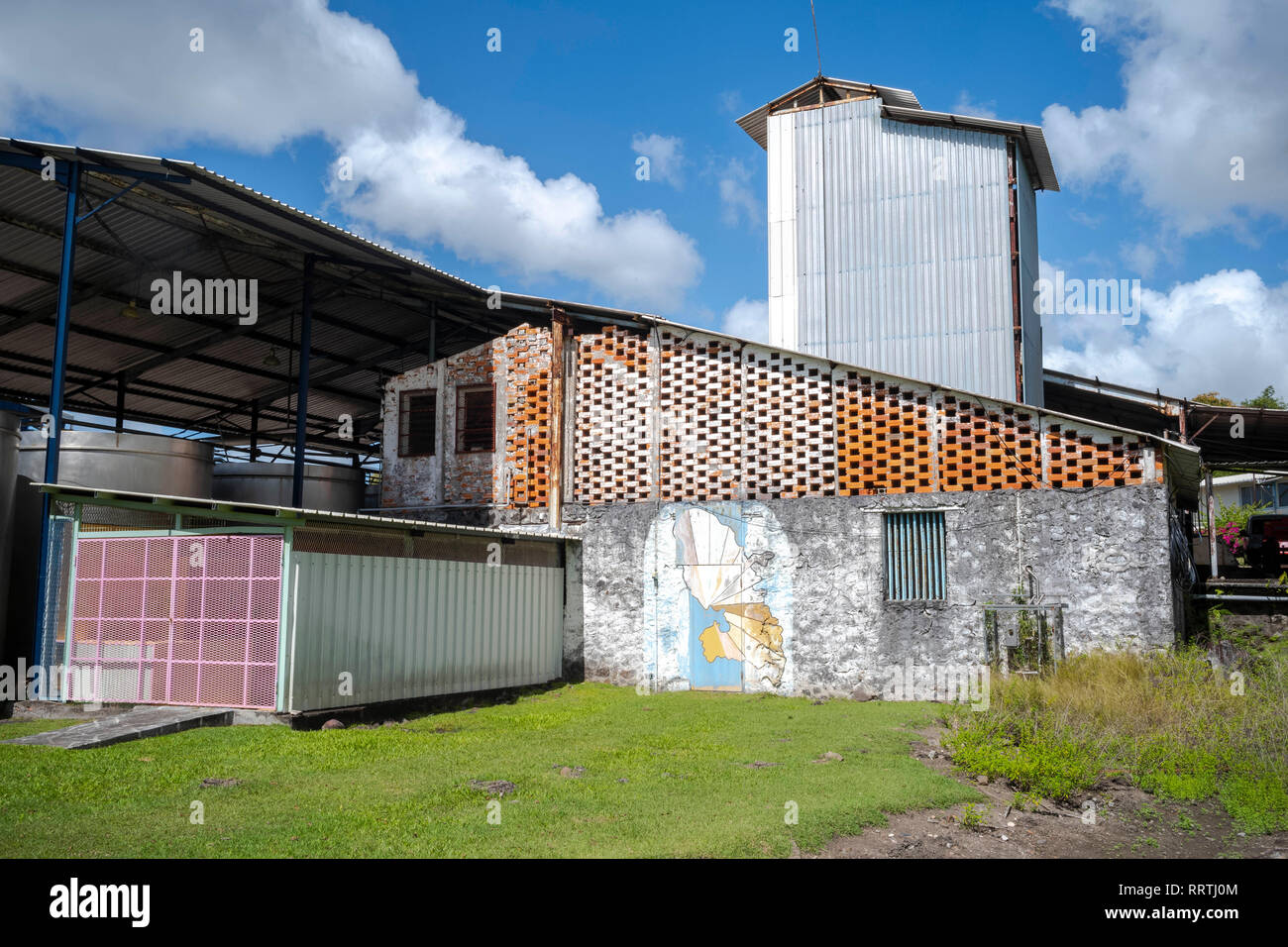 Trois Rivieres rum distillery in Martinique, French Antilles Stock ...