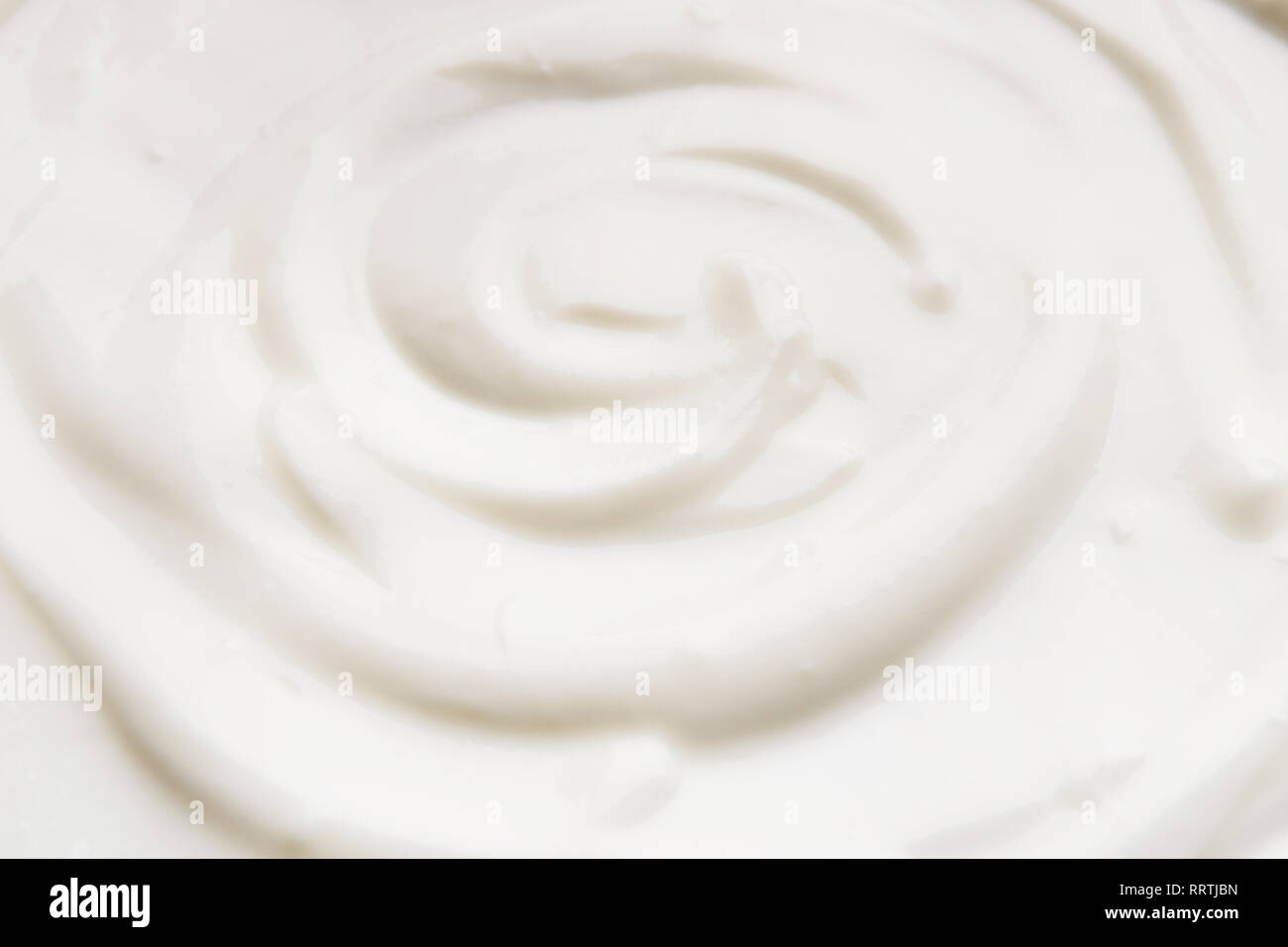 Sour cream texture Stock Photo - Alamy