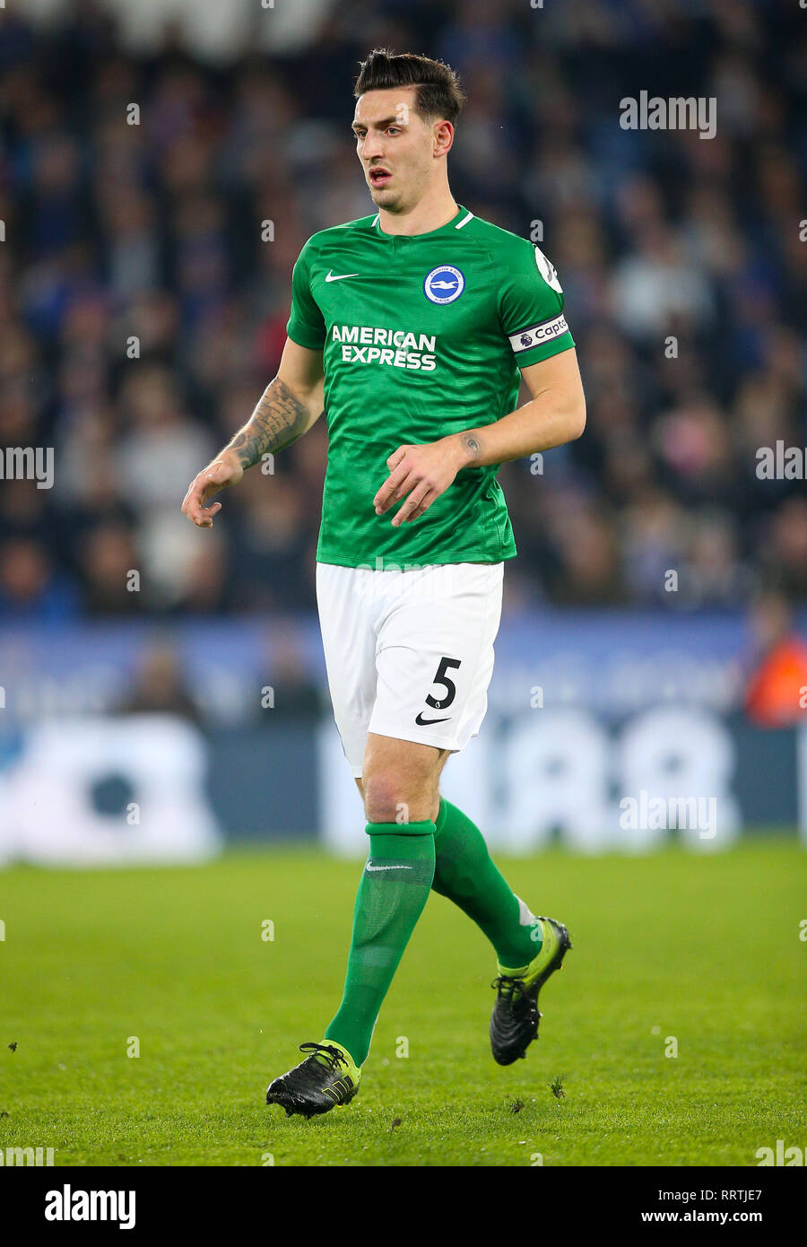 Brighton & Hove Albion's Lewis Dunk during the Premier League match at ...