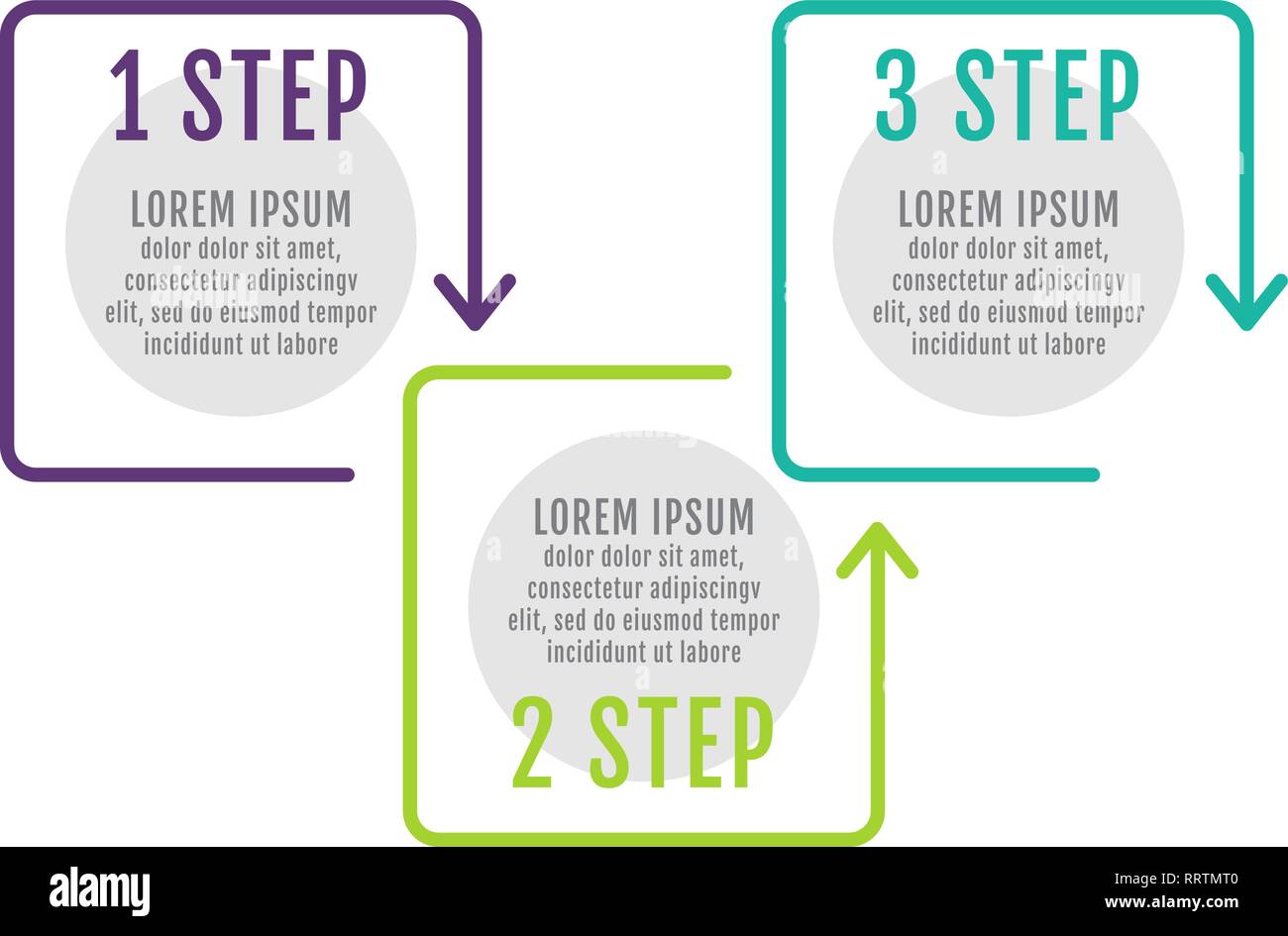 Modern and simple flat vector illustration. Infographic template with ...