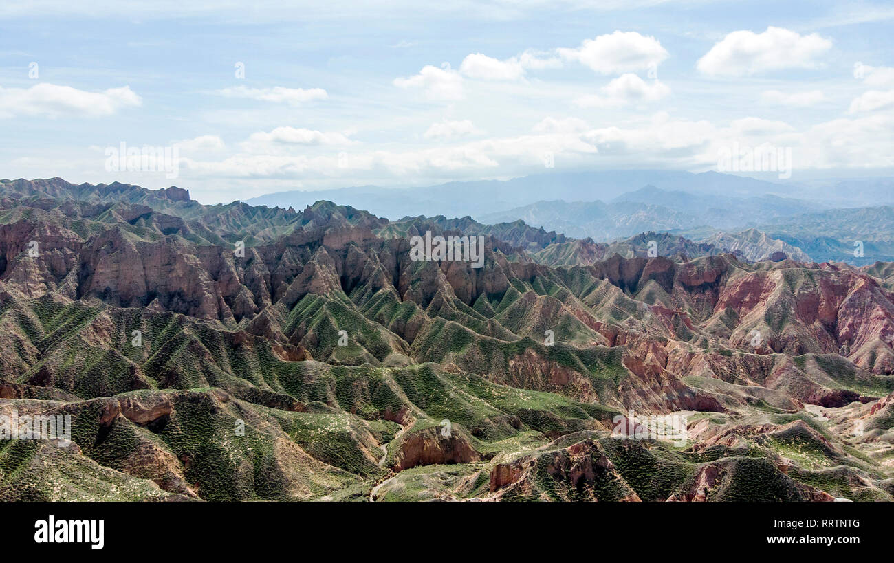 Aerial view sharp pointy rocks hi-res stock photography and images - Alamy