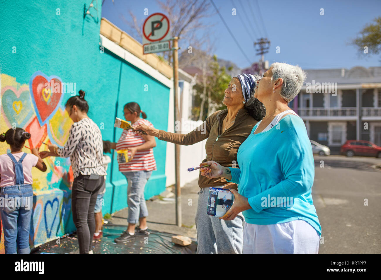Caring community painting hi-res stock photography and images - Alamy