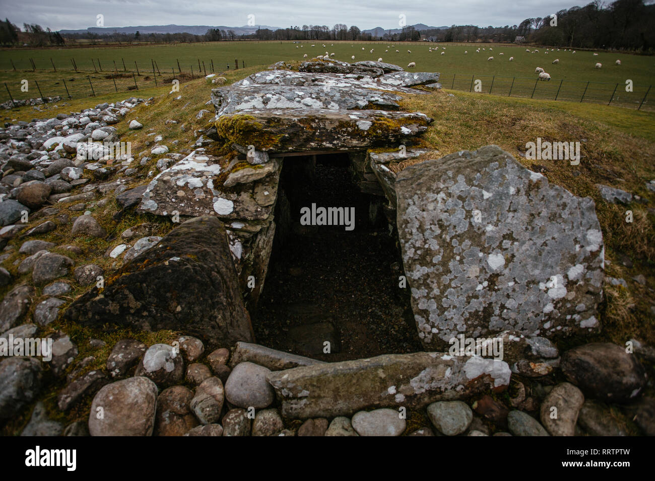 Kilmartin Glen, Temple Wood Stone Circle Stock Photo - Alamy