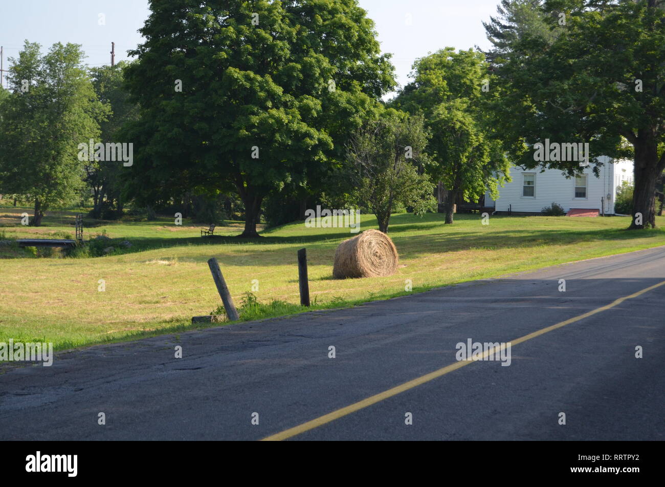 A paved country road Stock Photo - Alamy