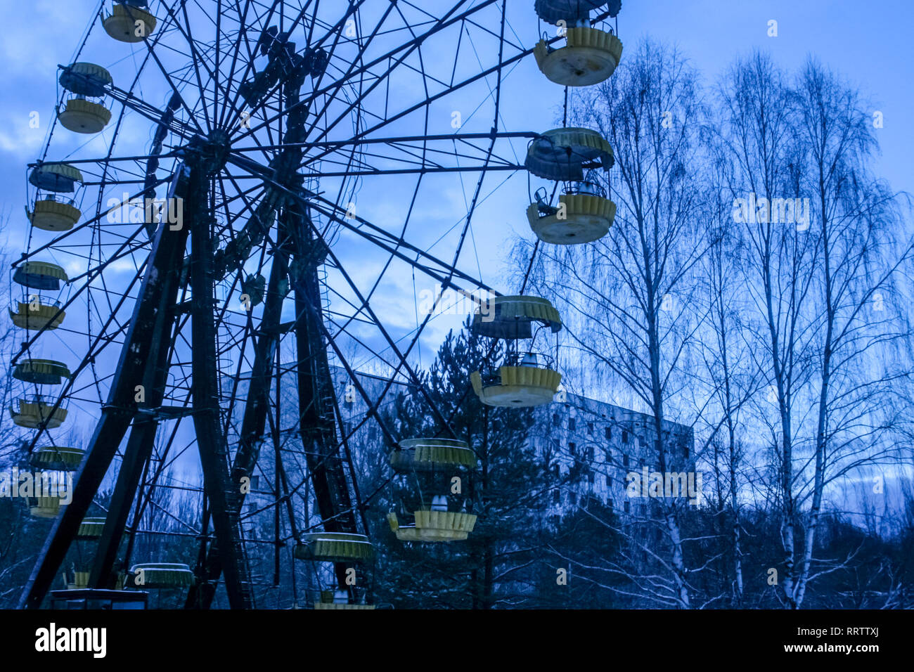 Pripyat, the exclusion zone of the Chernobyl disaster Stock Photo - Alamy