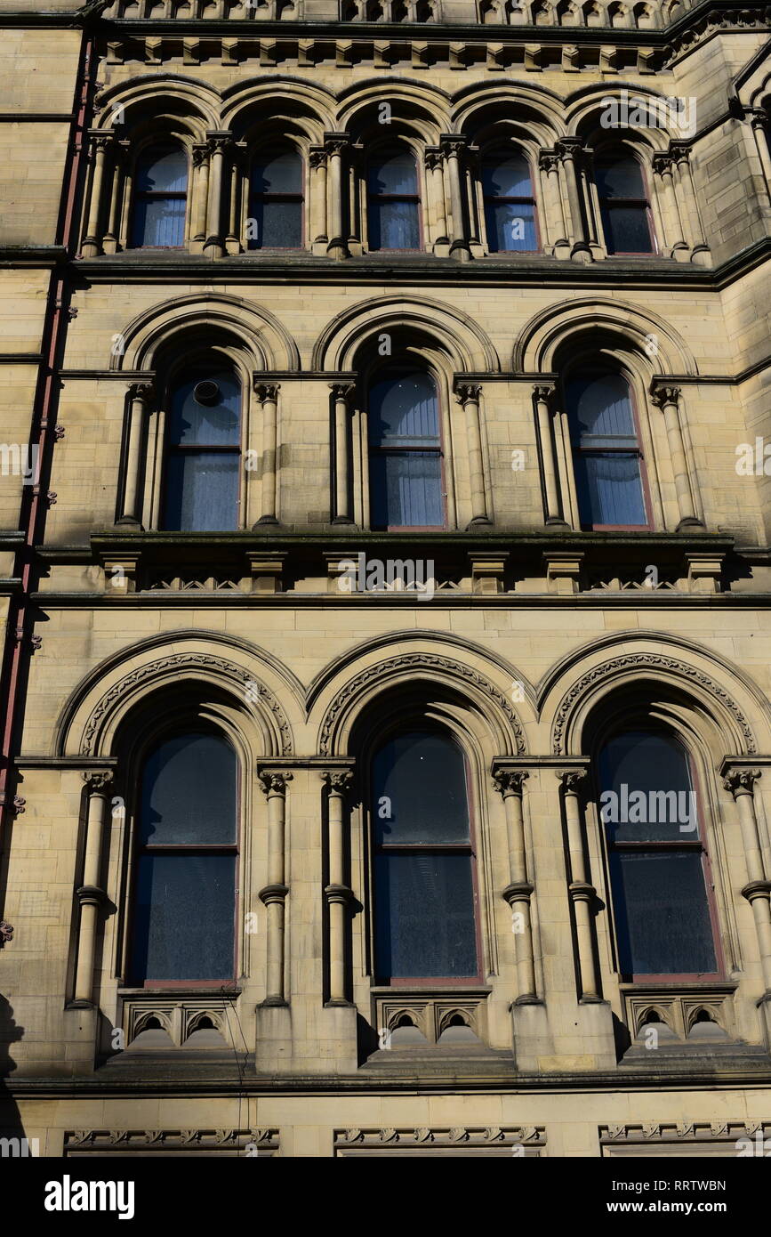 Manchester Town Hall details Stock Photo - Alamy