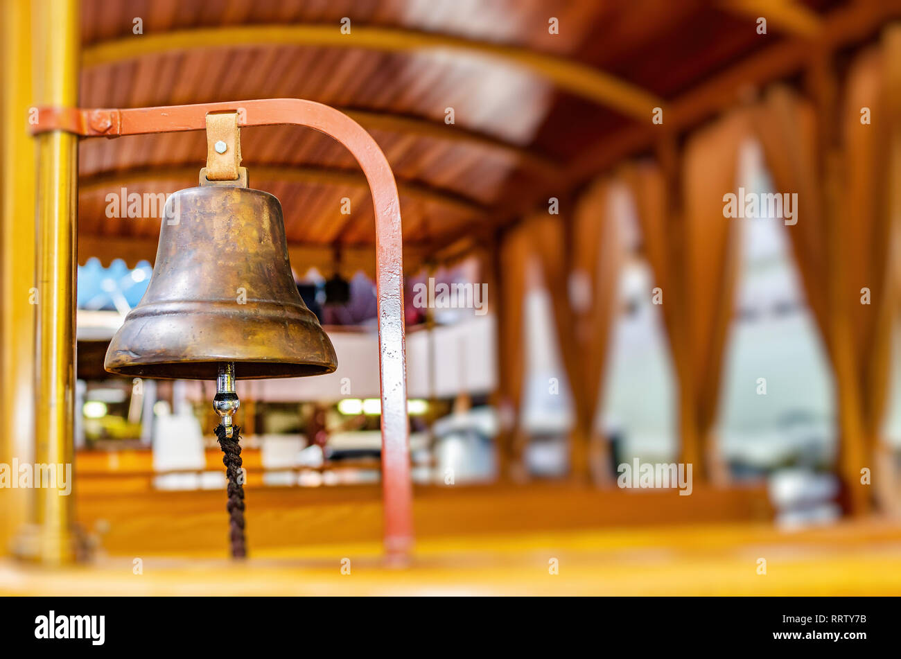 Old tram bell Stock Photo - Alamy
