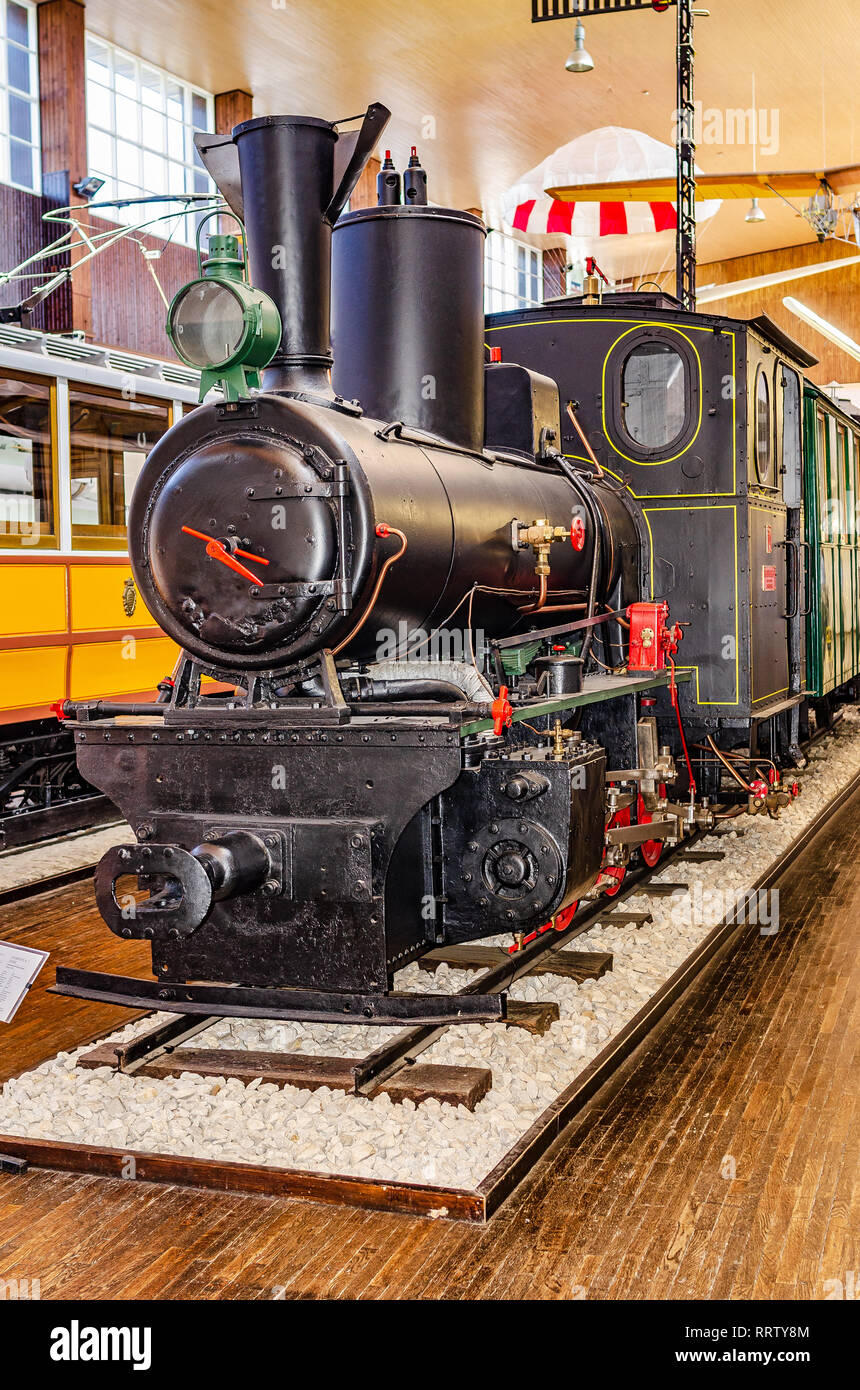 Old steam locomotive railway museum hi-res stock photography and images ...