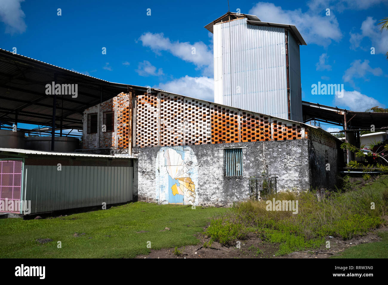 Trois Rivieres rum distillery in Martinique, French Antilles Stock ...