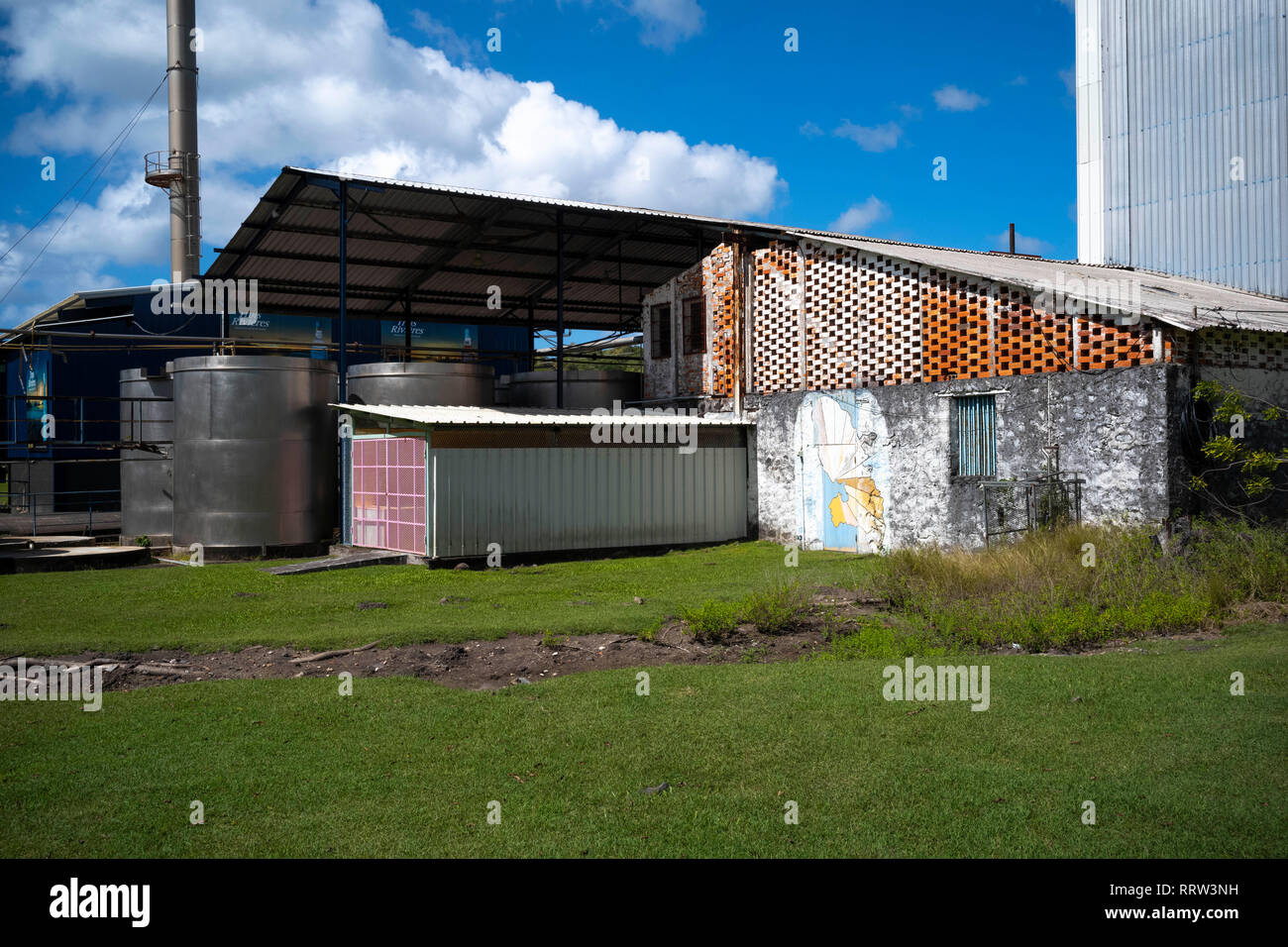 Trois Rivieres rum distillery in Martinique, French Antilles Stock ...