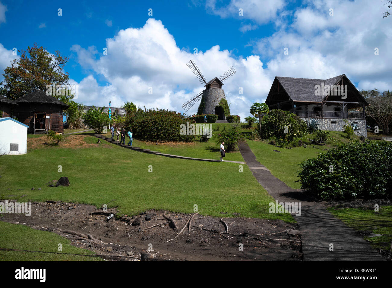 Trois Rivieres rum distillery in Martinique, French Antilles Stock ...