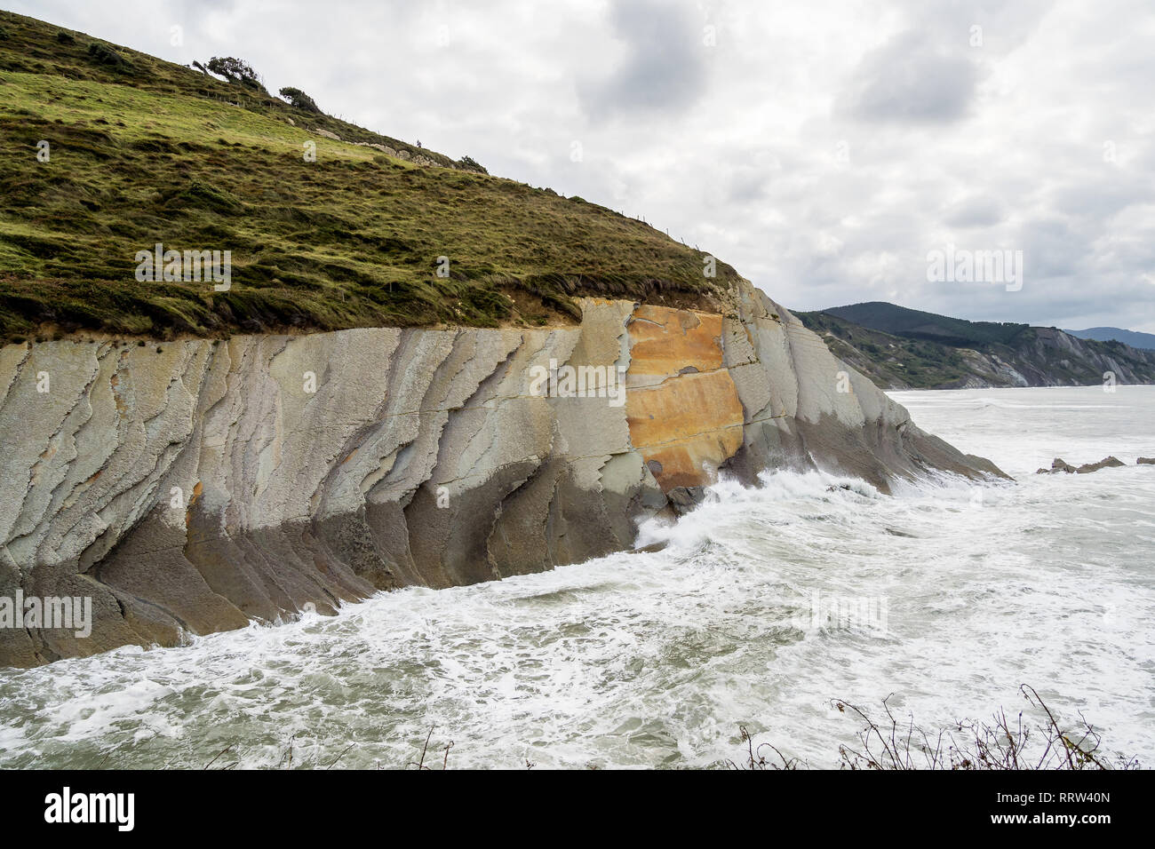 A sequence of sedimentary rock layers hi-res stock photography and ...