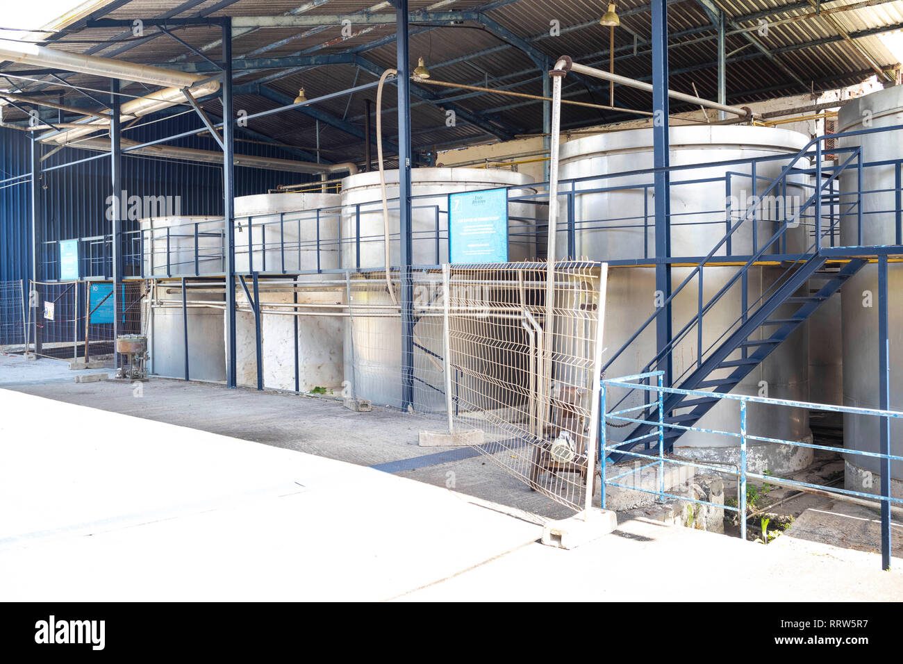 Trois Rivieres rum distillery in Martinique, French Antilles Stock ...
