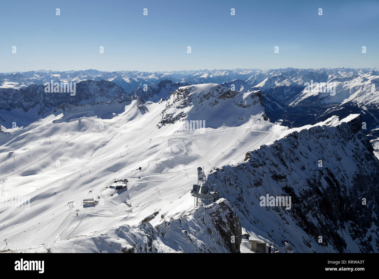 Zugspitze, Germany, mountain, snow, peak, winter Stock Photo - Alamy