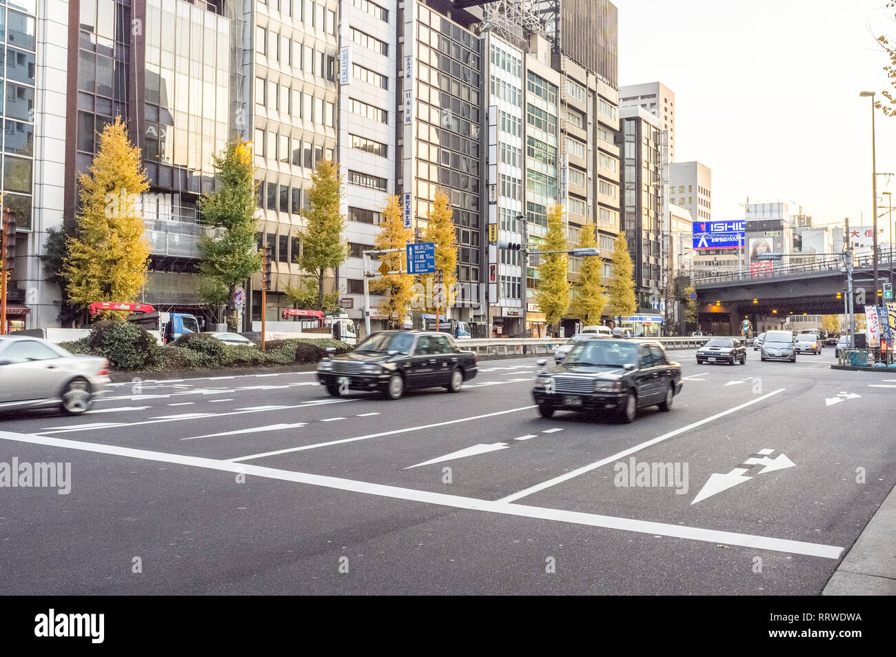 Main road in tokyo city hi-res stock photography and images - Alamy
