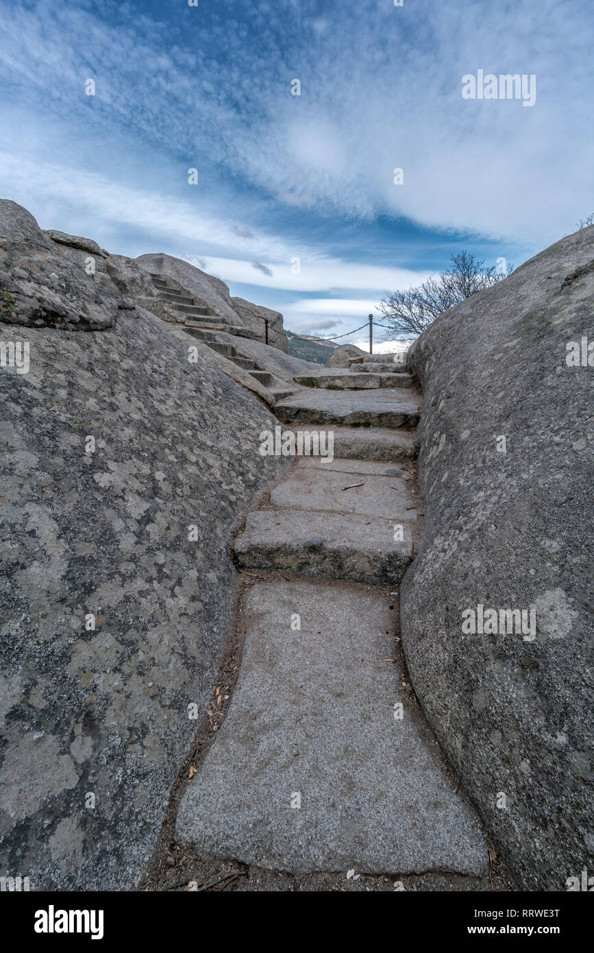 Celtic Vetton sacred space (Nemeton) Altar of sacrifices sculpted in ...