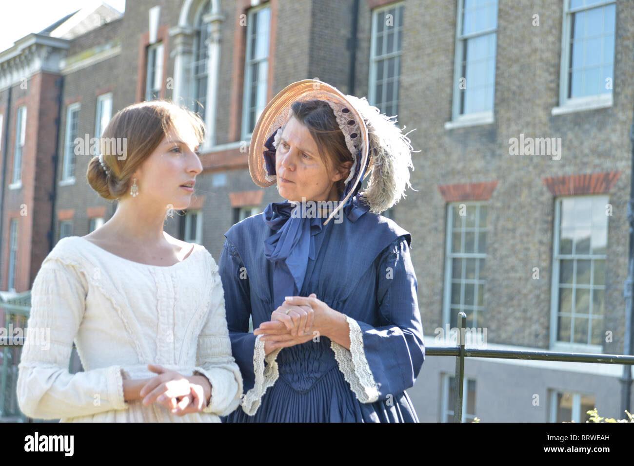 Victorian lady at kensigton palace hi-res stock photography and images ...