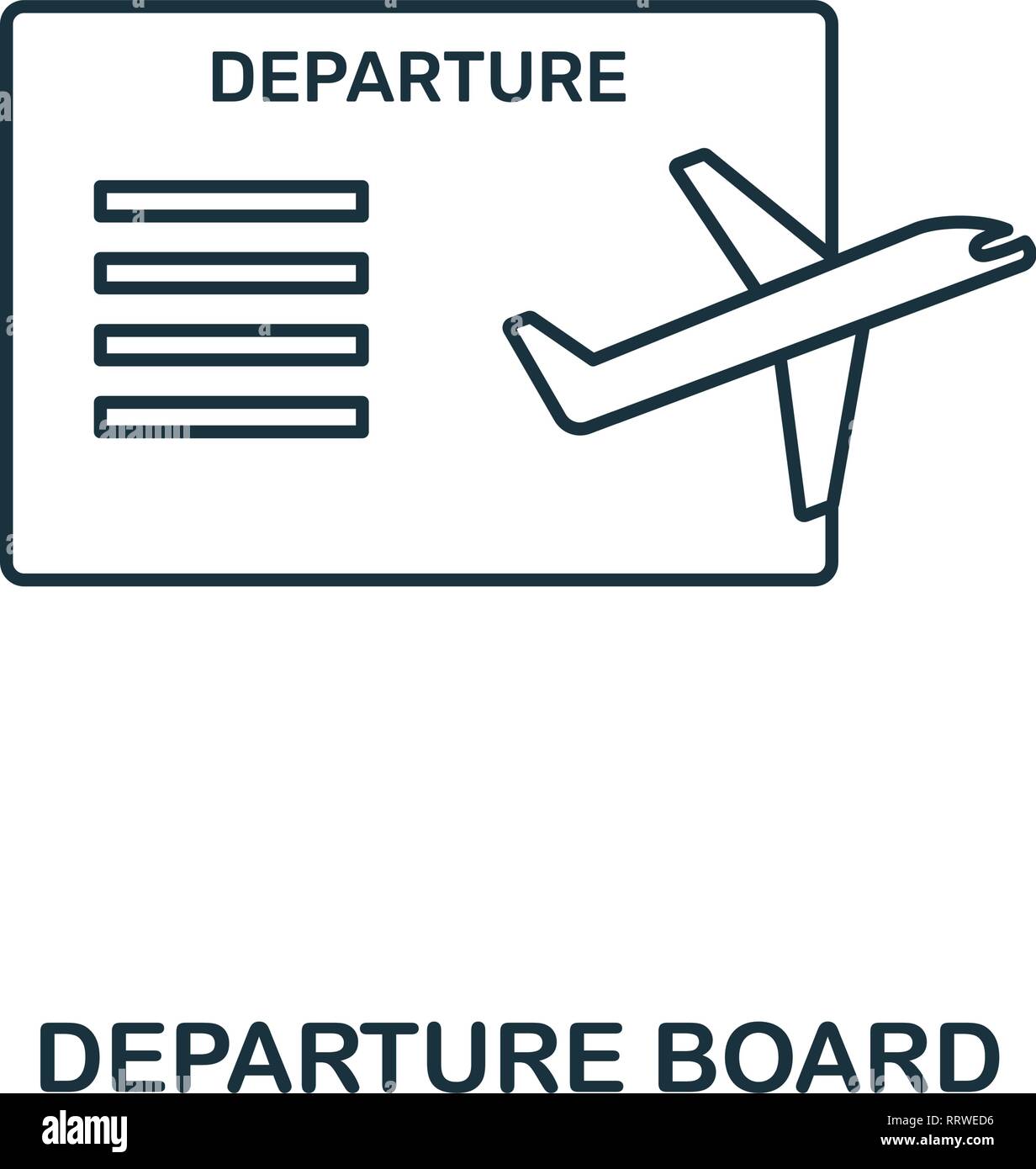 Flight Departures Icon Airport Sign Stock Photos & Flight Departures ...