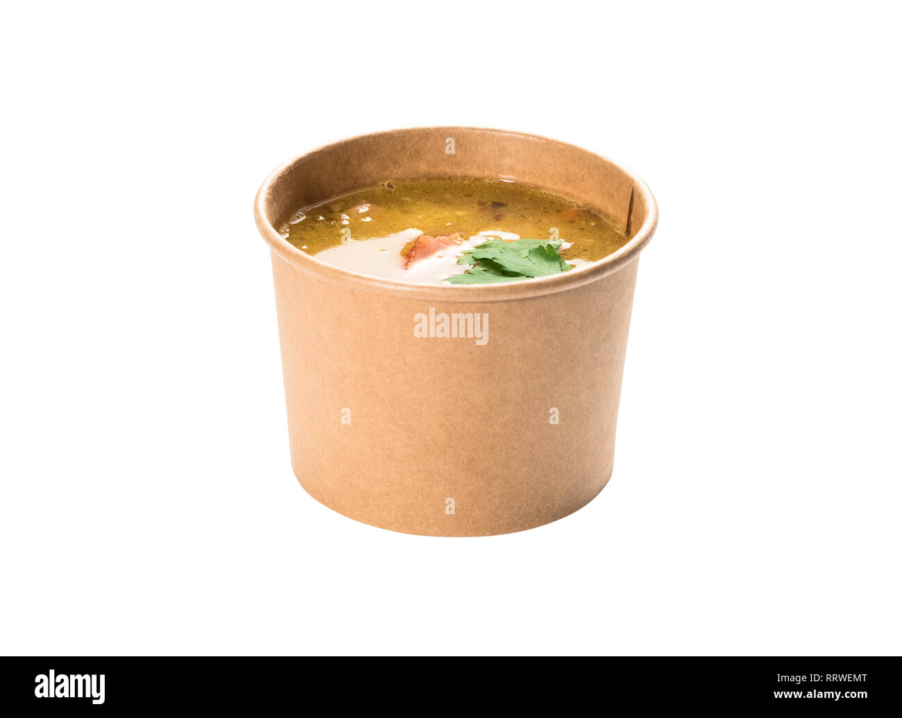 Mockup coffee in disposable Cut Out Stock Images & Pictures - Alamy