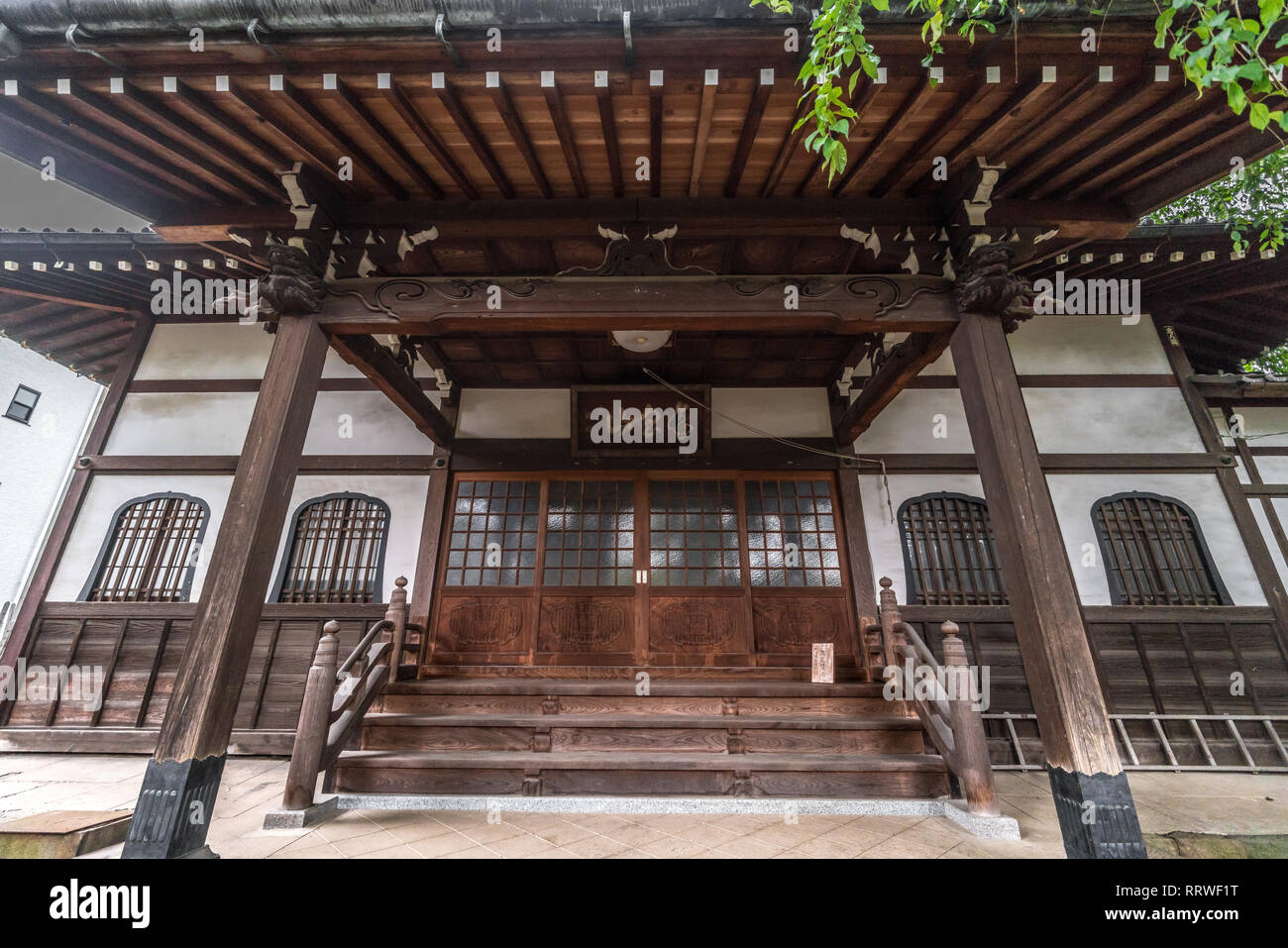 Taito Ward, Tokyo, Japan - August 18, 2017: Honden (Main Hall) of ...